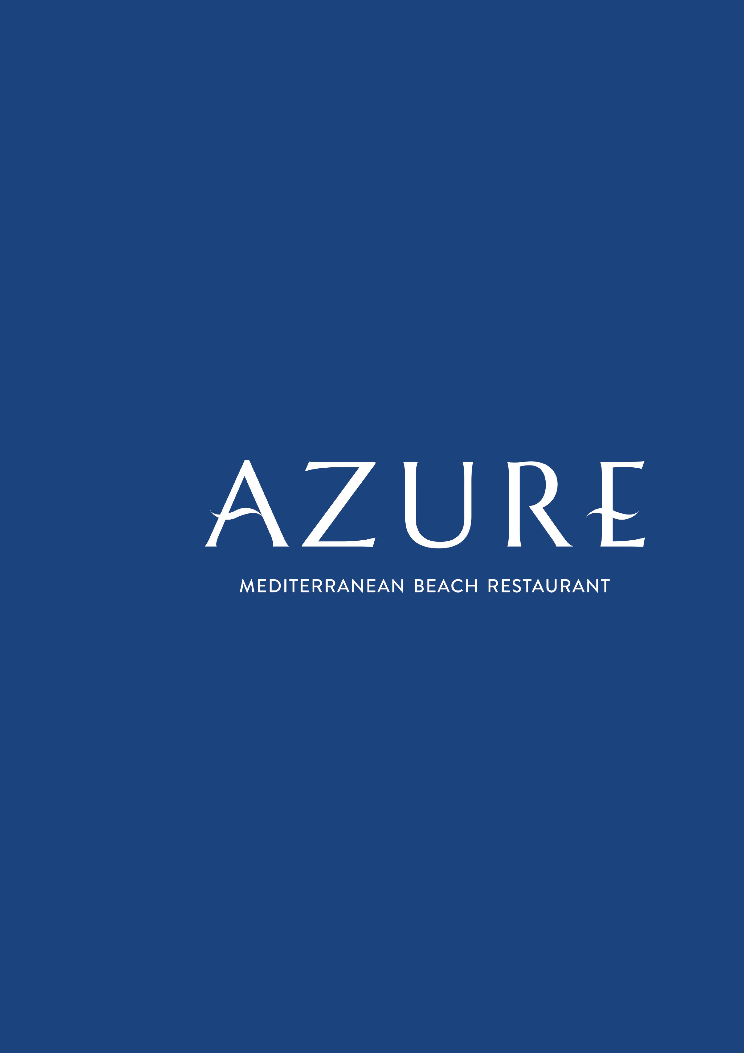 azure restaurant menu – Azure Beach Restaurant