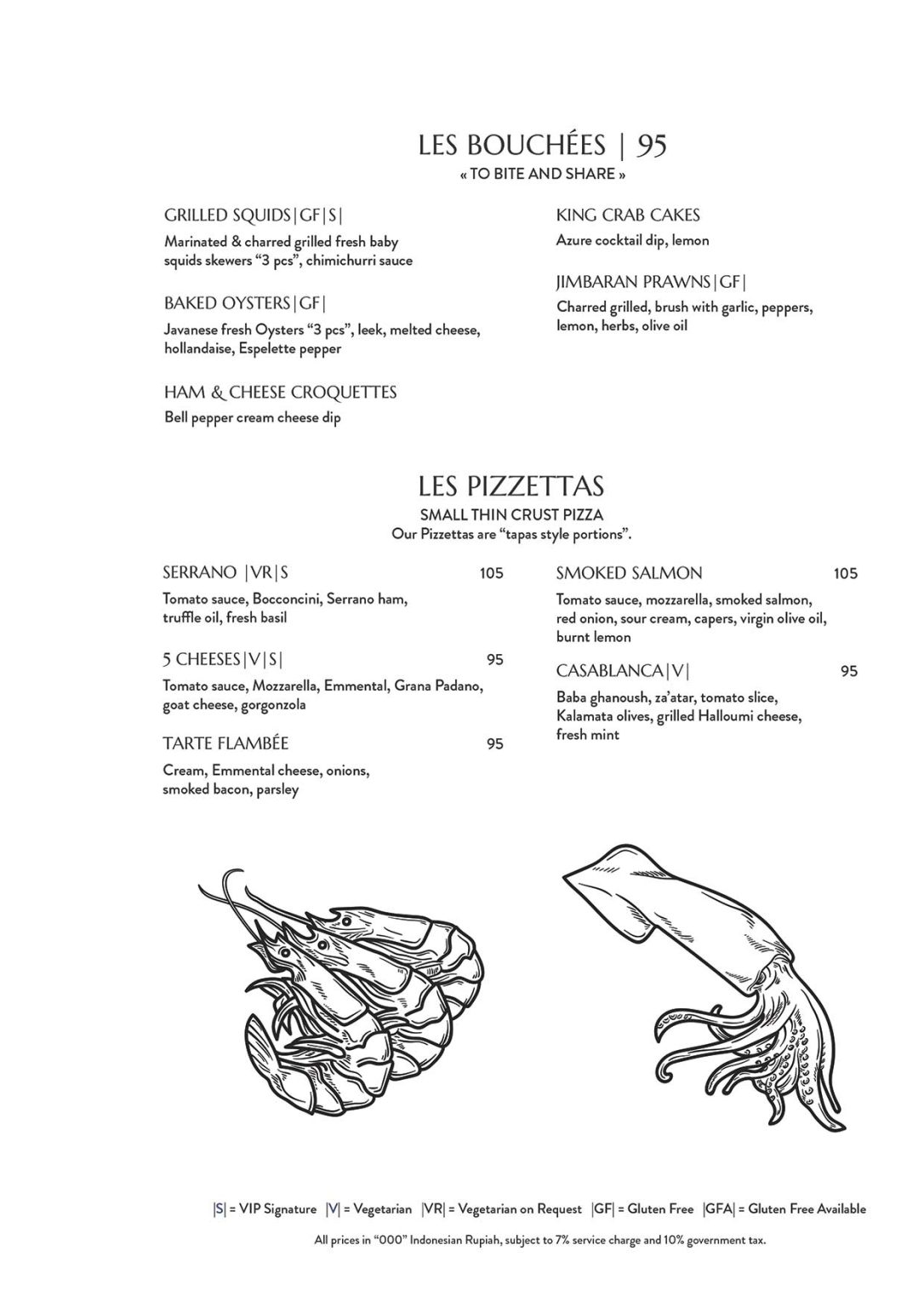 azure restaurant menu - Azure Beach Restaurant