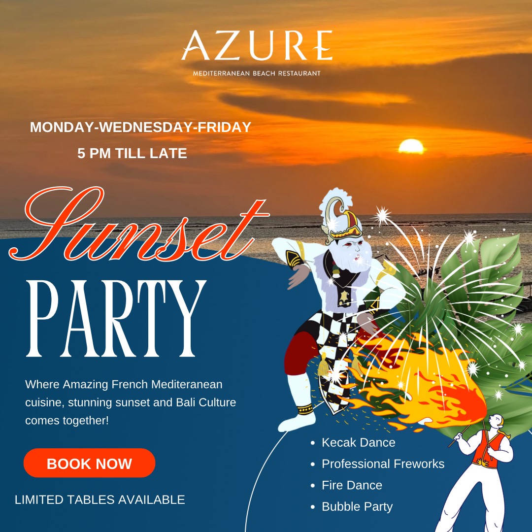 Azure Beach Restaurant – Bali beach restaurant